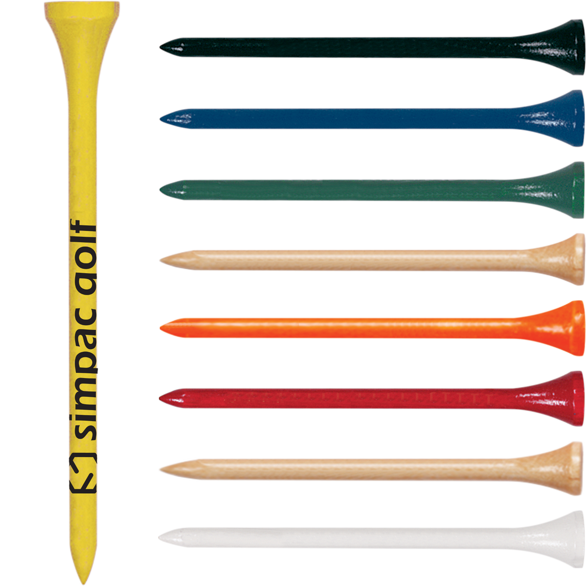 Custom Tall Golf Tees 3-1/4" | Branded Versatile and Budget Friendly ...