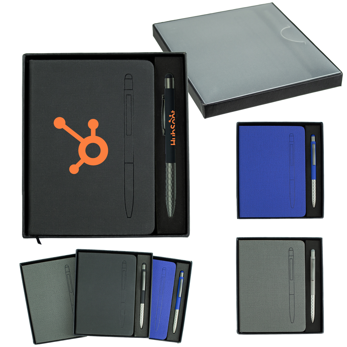 ACHIEVER - 7.5" X 6-5/8" Notebook with Soft Touch Aluminum Pen – Gold ...