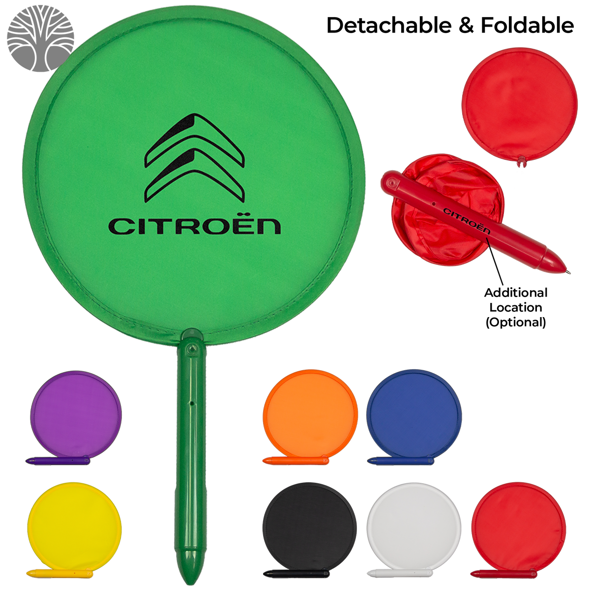 BREEZE - Recycled 3-in-1 Hand Fan Pen – Gold Bond Inc.