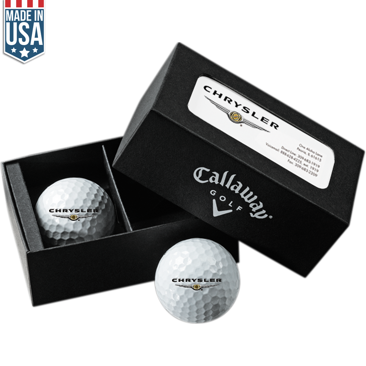 Custom Callaway Golf Balls | Warbird Business Card Box Gift Set – Gold ...