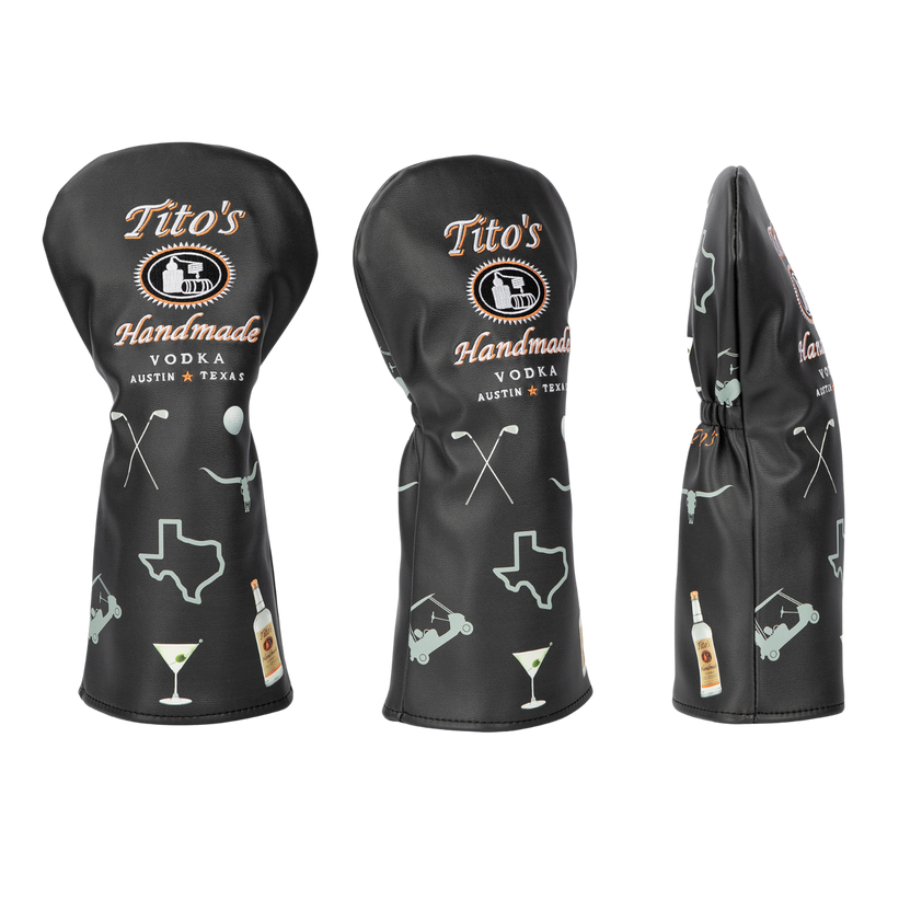 PCG Dual-Decorated Driver Head Cover | Custom Golf Accessory – Gold ...