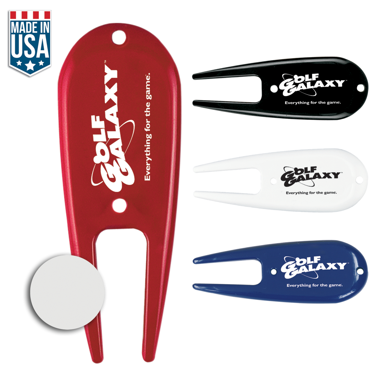 Custom Divot Fixer with Ball Marker | USA Made & Same Day Production ...