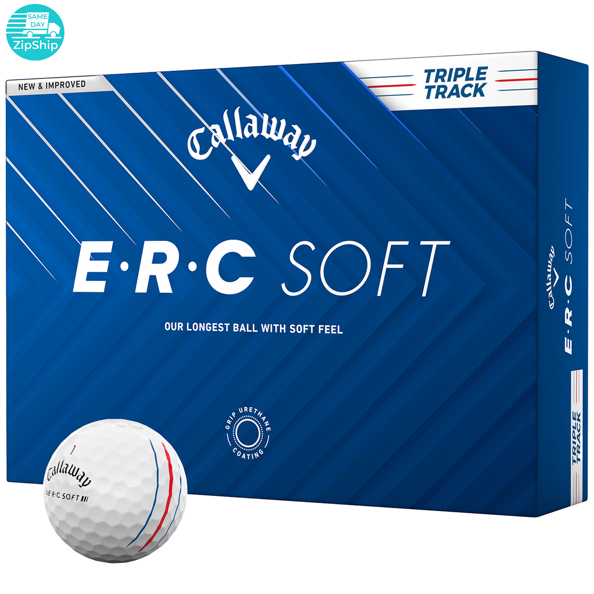 Custom Callaway ERC Soft Golf Balls | Personalized Long Distance Ball ...