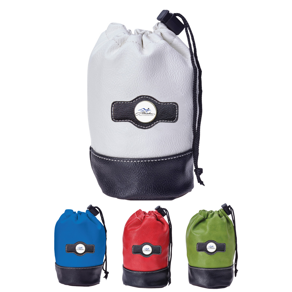 Custom Two-Toned Valuables Pouch | Customizable Branded Drawstring Bag ...