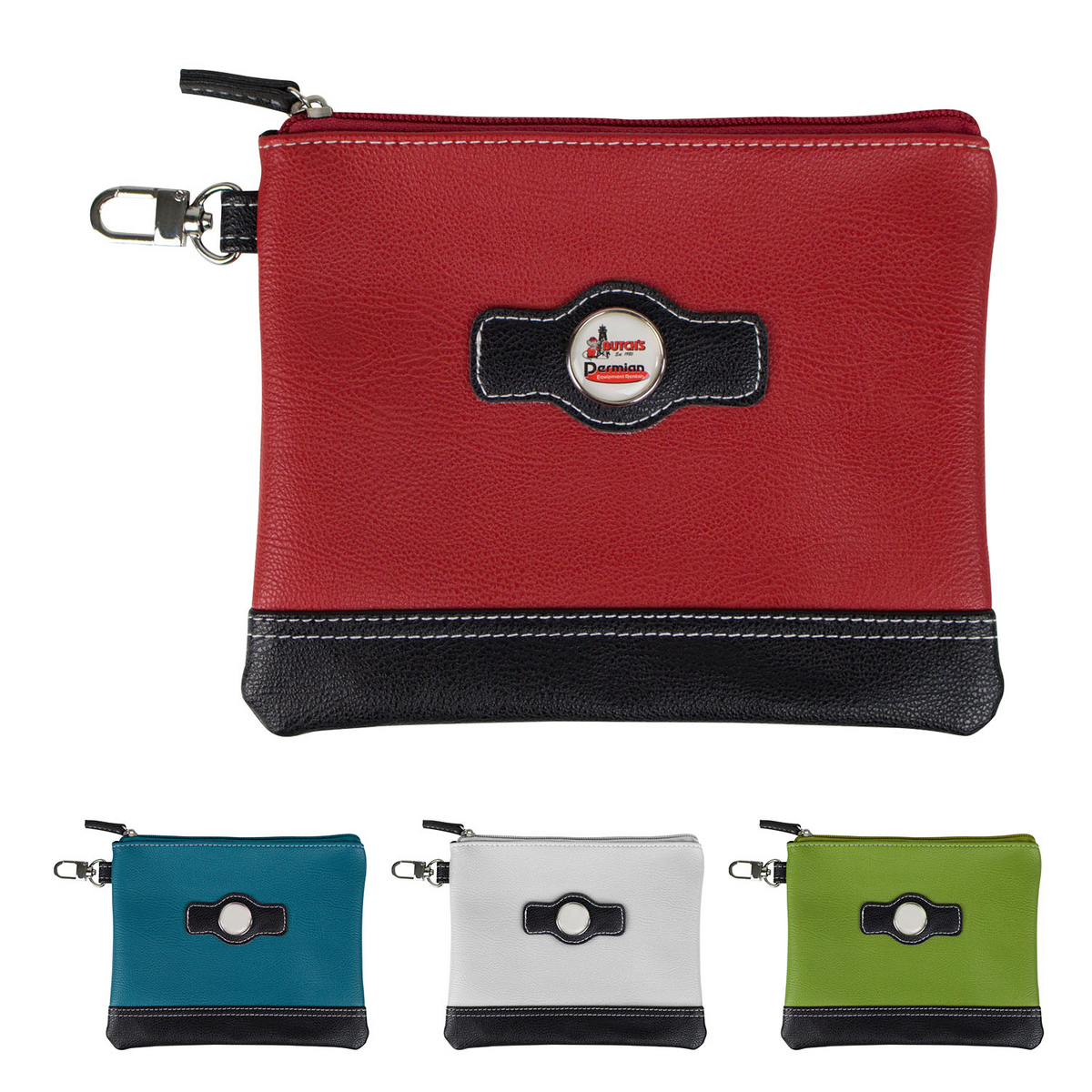 Custom Two-Toned Valuables Pouch | Branded Drawstring Bag For Travel ...