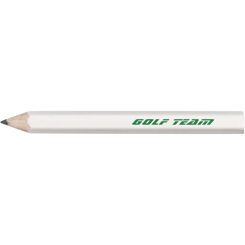 Custom Hex Wooden Golf Pencil | Your Logo Branded USA Made Golf Pencil ...