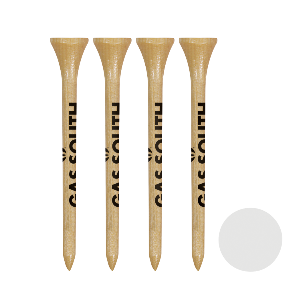 Custom Golf Tees 4-Pack w/ Marker | Branded Versatile Already Packaged ...