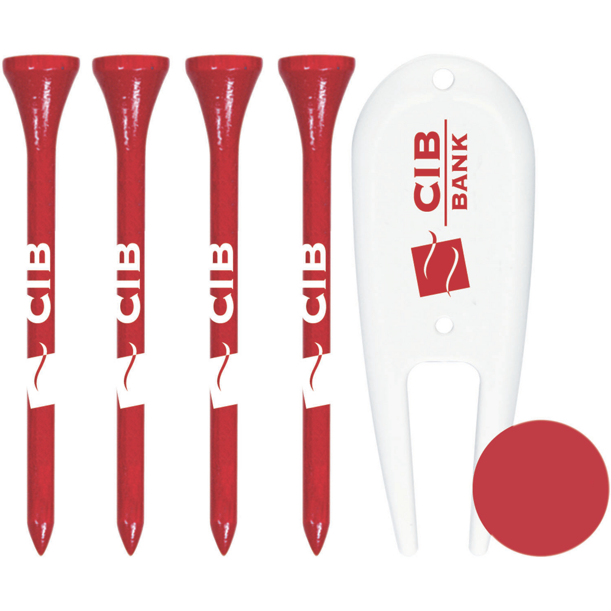 Custom Golf Tee Kit with Divot Tool & Marker | Branded & Packaged ...