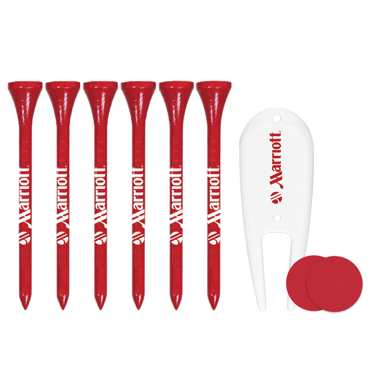 Custom Golf Tee Kit with Divot Tool & 2 Markers | Branded Golf Gifts ...