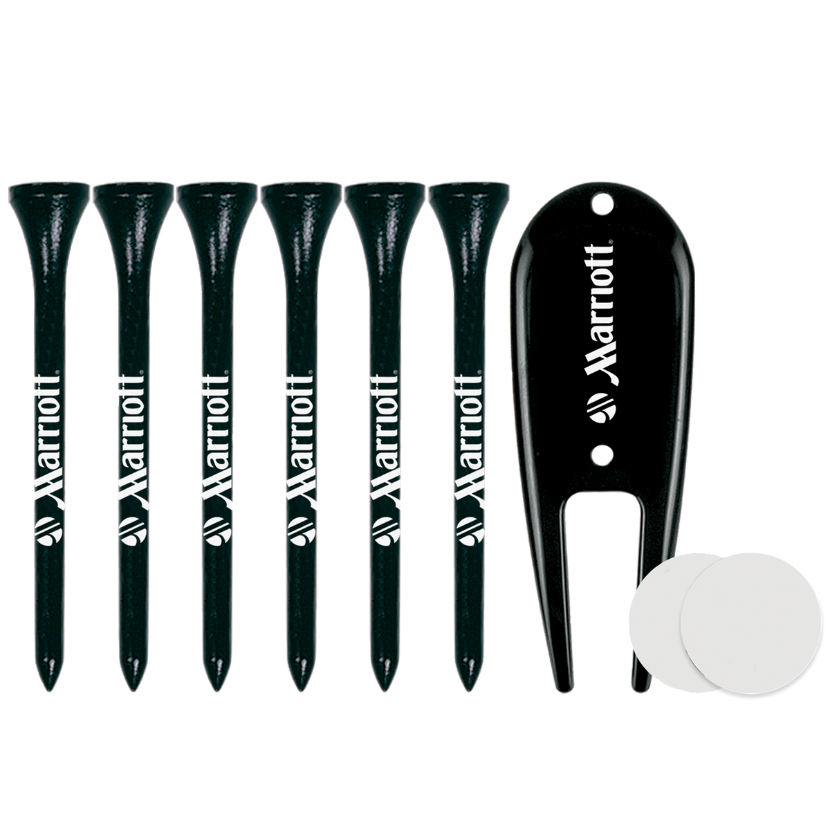 Custom Golf Tee Kit with Divot Tool & 2 Markers | Branded Golf Gifts ...