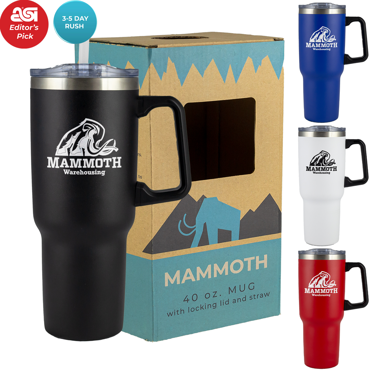 MAMMOTH - 40 Oz Vacuum Insulated Mug – Gold Bond Inc.