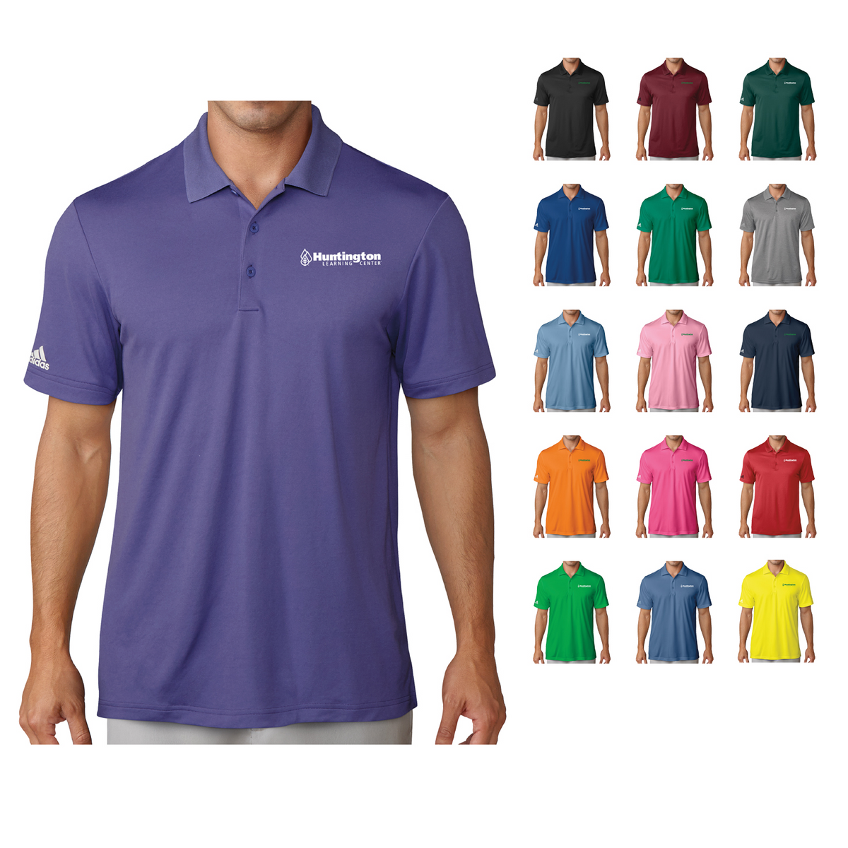 Adidas Performance Polo | Custom UPF 50+ Golf Shirt | Branded Apparel ...