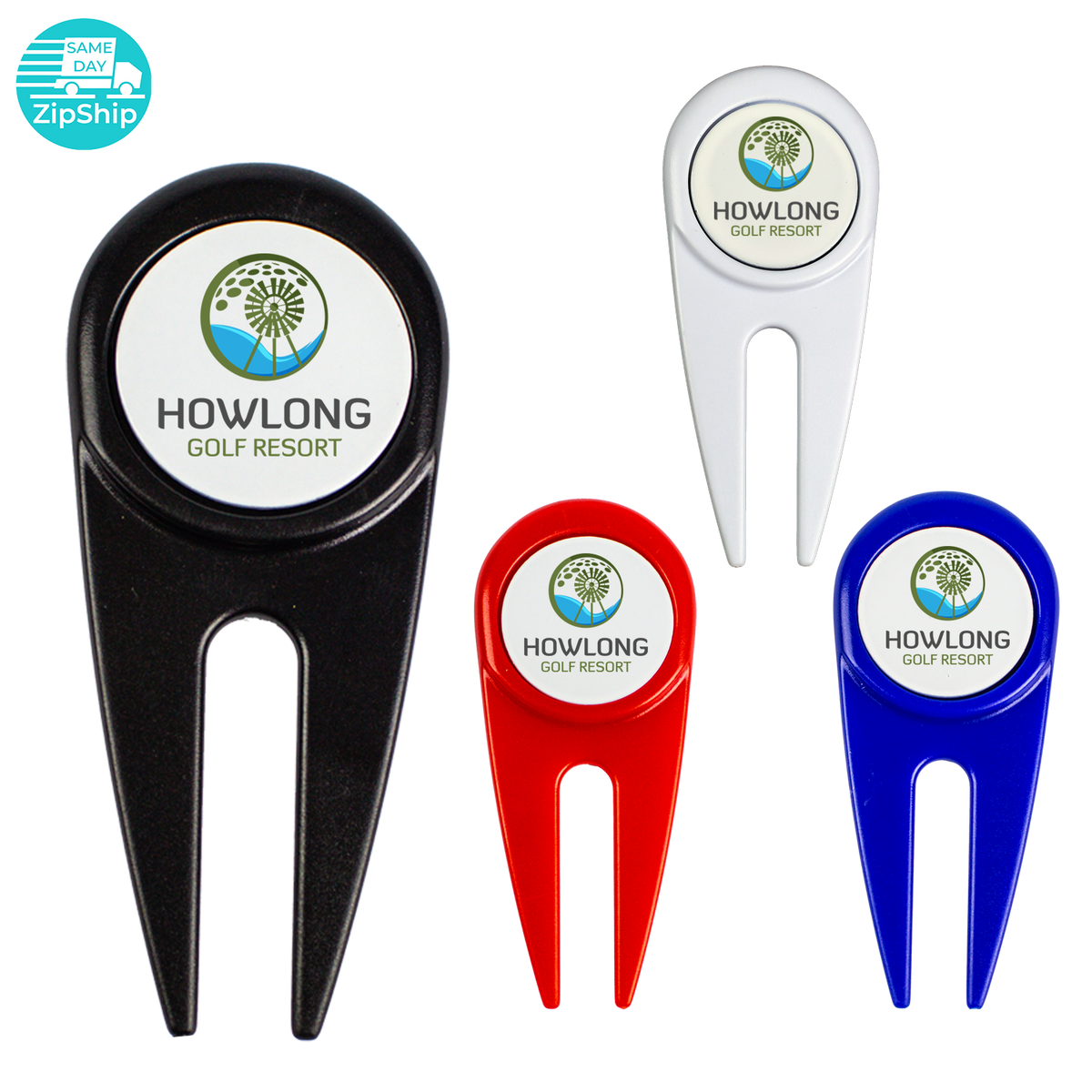 Custom Divot Tool with Magnetic Ball Marker | Brand a Full Color Logo ...