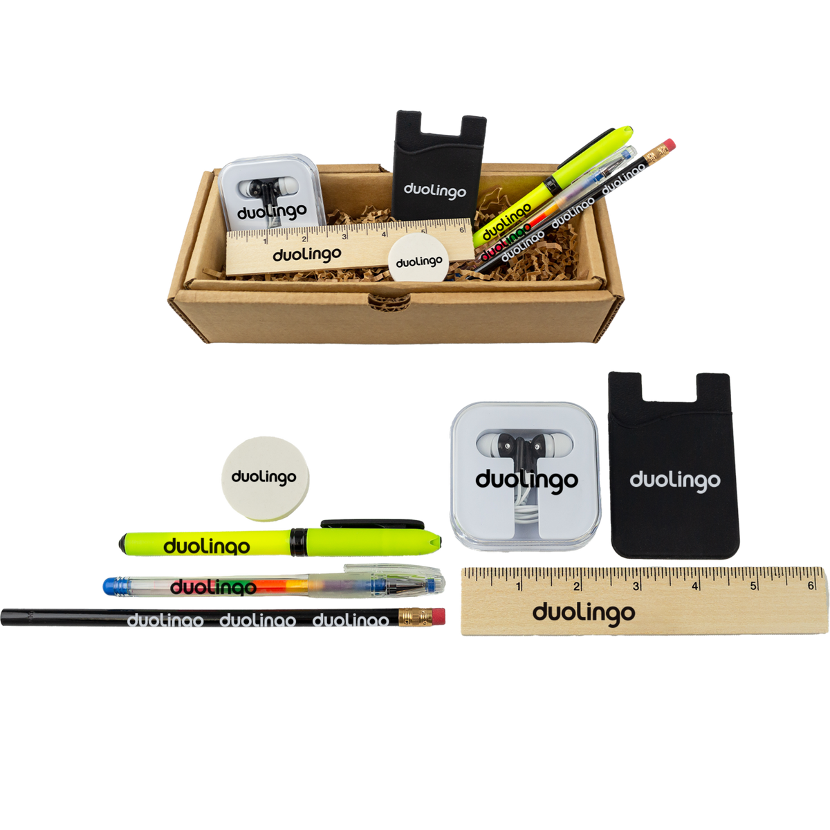 SCHOLAR - Student Essentials Kit with Earbuds, Pen Set & Smart Wallet ...