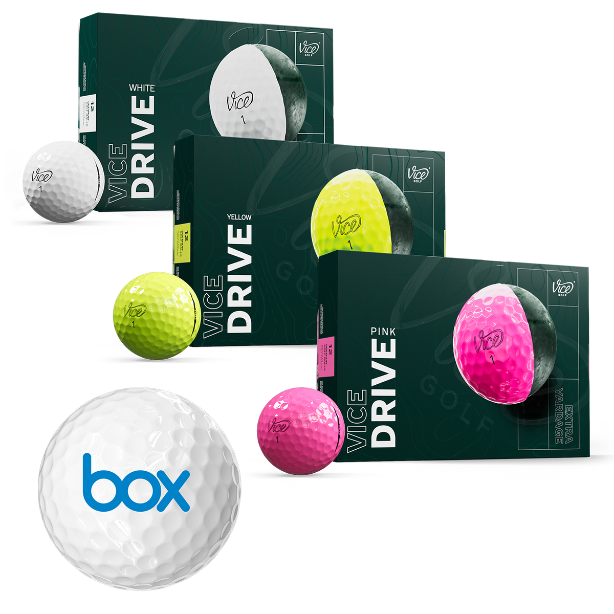 VICEDRIVE - Vice Drive Golf Balls – Gold Bond Inc.